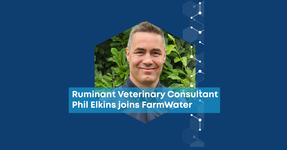 FarmWater welcomes Ruminant Veterinary Consultant Phil Elkins - FarmWater